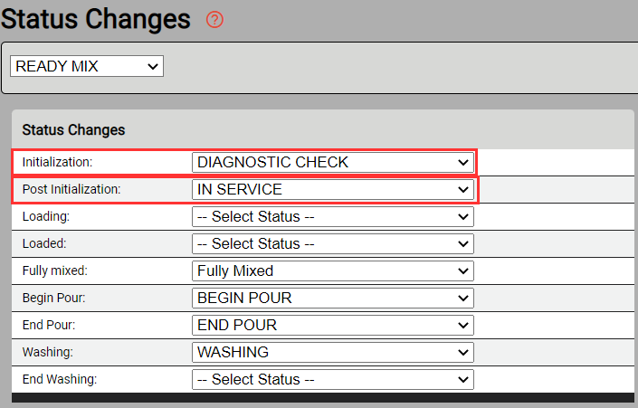 Enforced Diagnostic Check: Setup